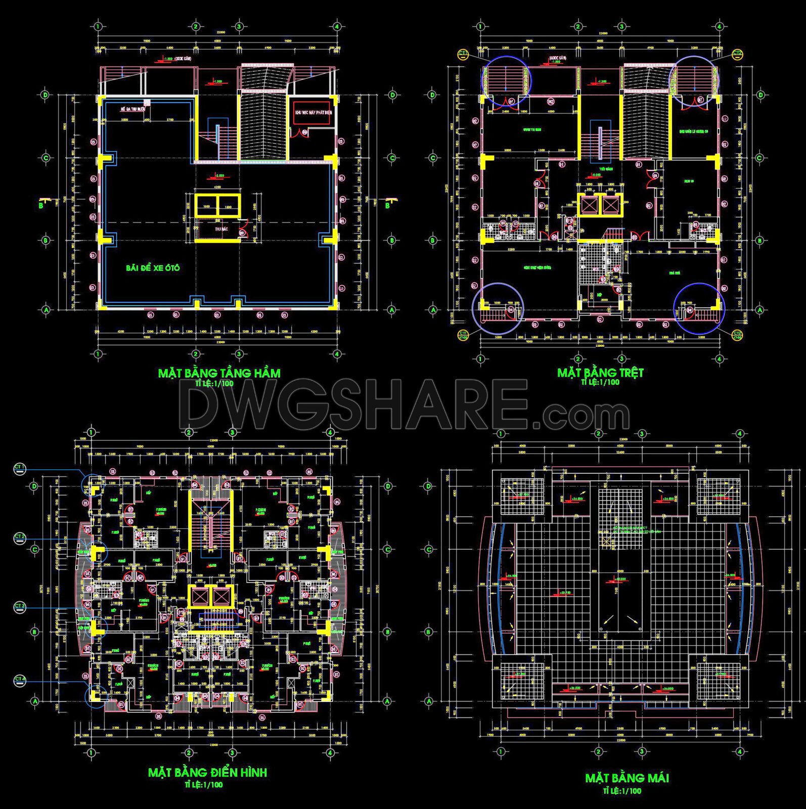 256. Free Download of CAD Drawings for Sample Apartment Floor Plans