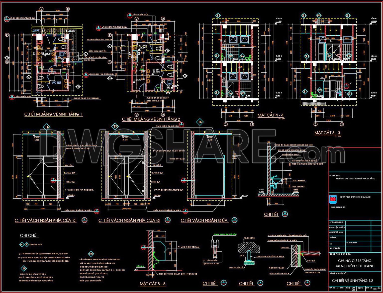 382. Free download of CAD technical drawings for the construction of ...
