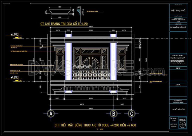 414. Free download of detailed CAD drawings for architectural ...
