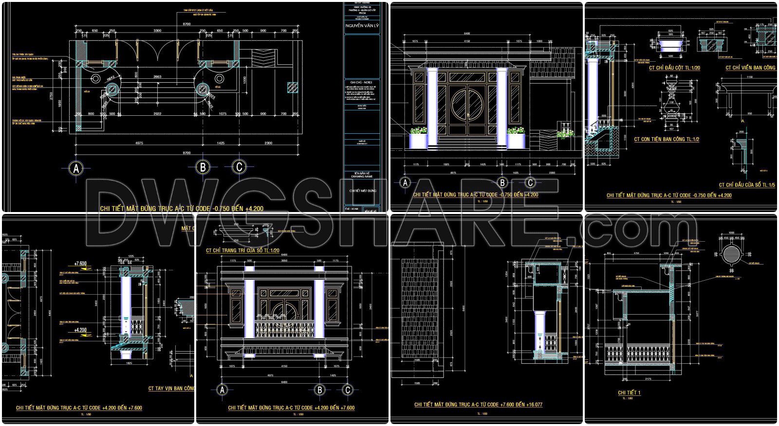 414. Free download of detailed CAD drawings for architectural ...