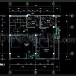 429. Download Cad Design Drawings For A 4-story House With Dimensions 6 ...