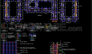 Free Drawing in Autocad: Structural CAD Blocks for format DWG