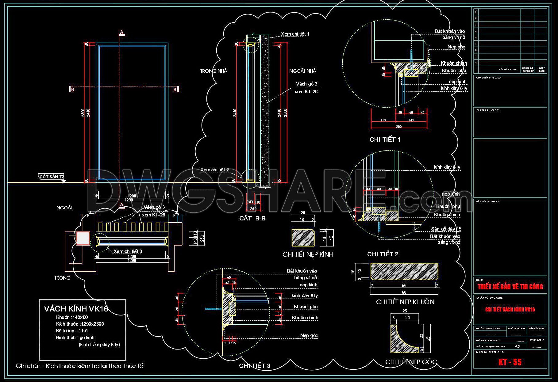 683. Free Download – Complete Cad Drawings Of Doors And Windows