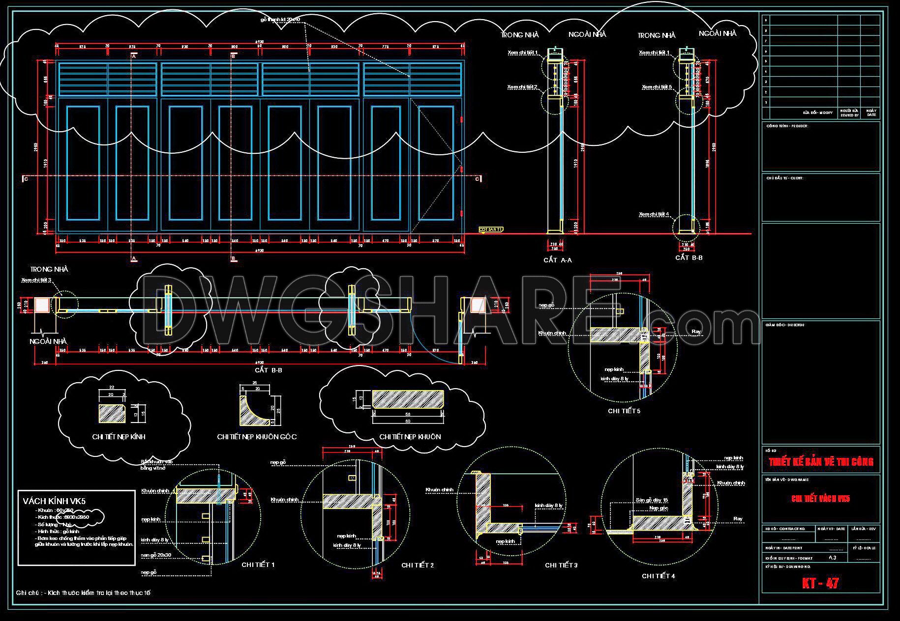 683. Free Download – Complete Cad Drawings Of Doors And Windows