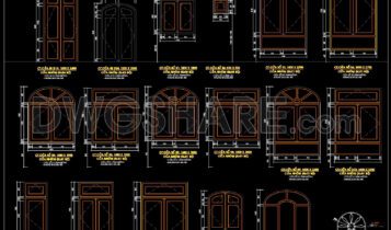 Door and Window CAD Block Free Download – Dynamic Blocks
