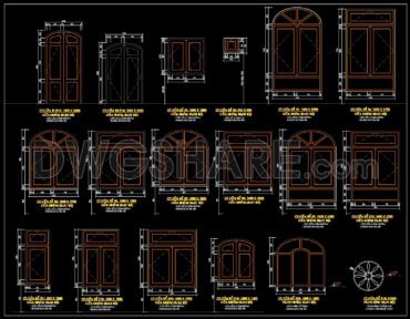 686. Free Download – Complete Cad Drawings Of Windows For Residential ...