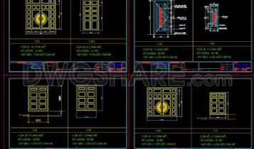 619. Detailed CAD Drawings Of Doors, Windows For Download
