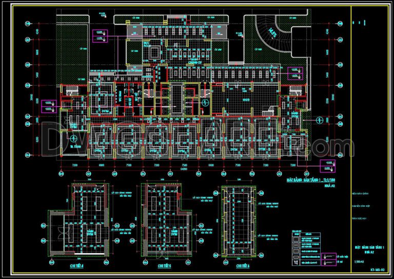 floor tile CAD, tile layout plan, building A2 design, free CAD download ...