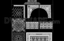 360. Free CAD Drawing Modern Console Table Design