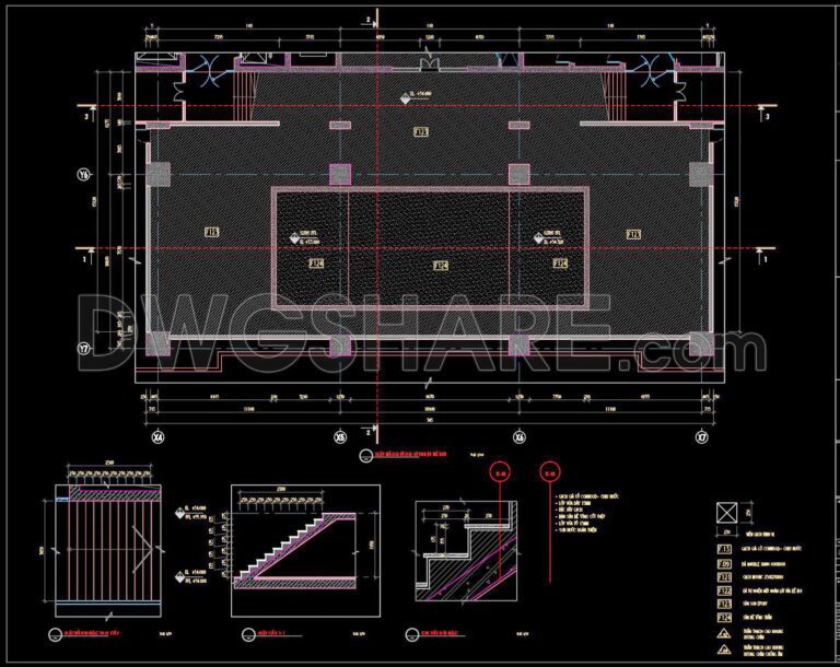 22. Free Download Indoor Swimming Pool Detailed CAD Drawings