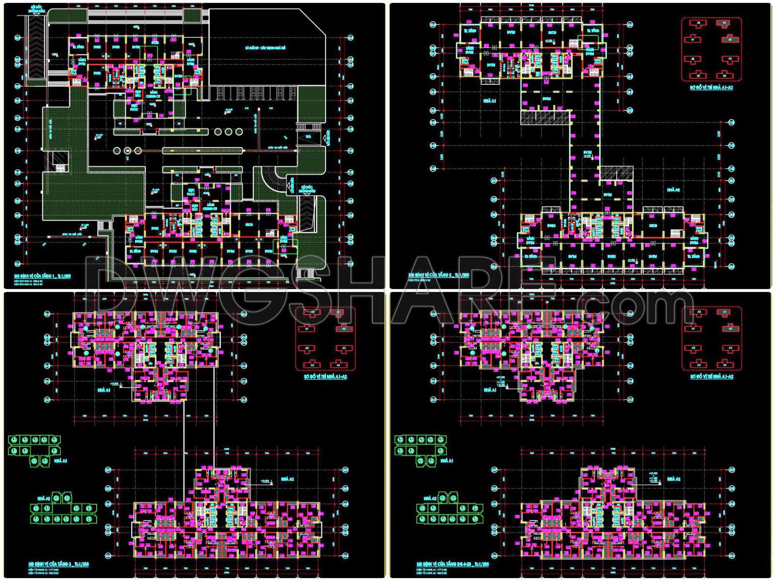 449. Free Download Detailed CAD Drawings of Stairs and Elevator Shaft