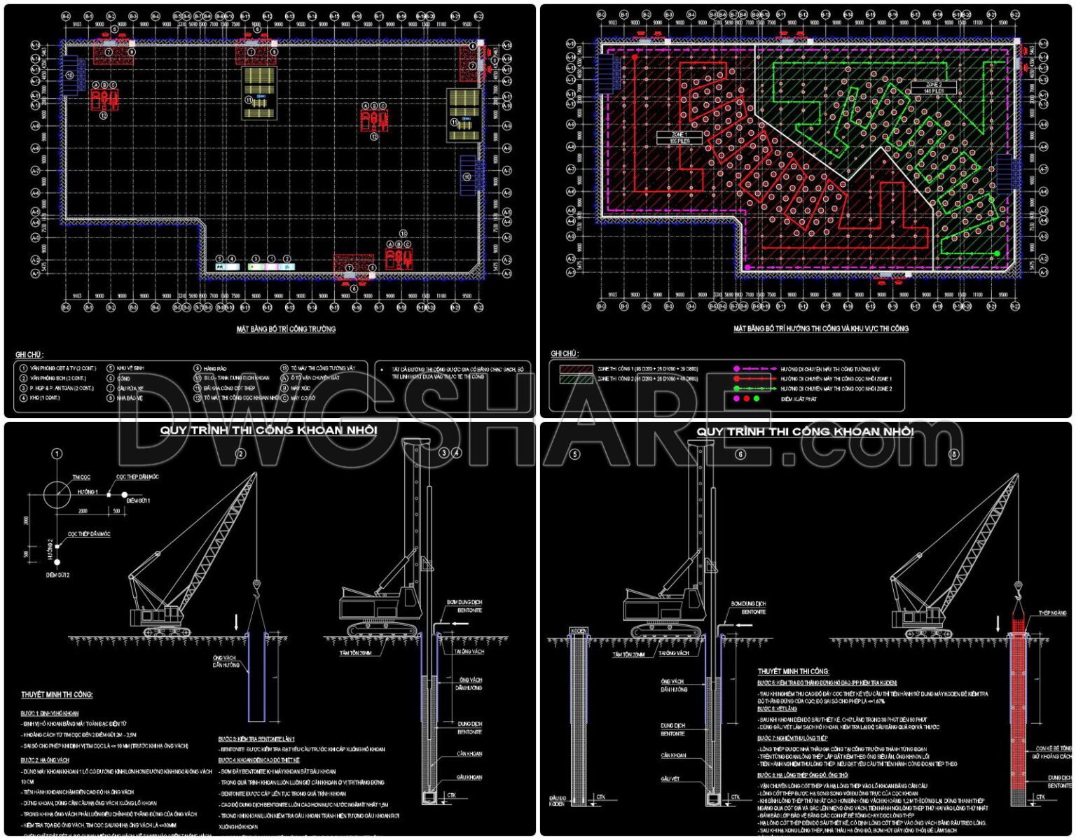 35. Free CAD Download Method Statement Drawings for Bored Pile and ...