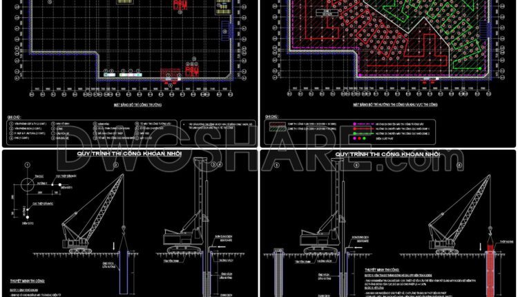 35. Free Cad Download Method Statement Drawings For Bored Pile And ...
