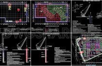 206. Free download CAD technical drawings of kitchen cabinets for the house