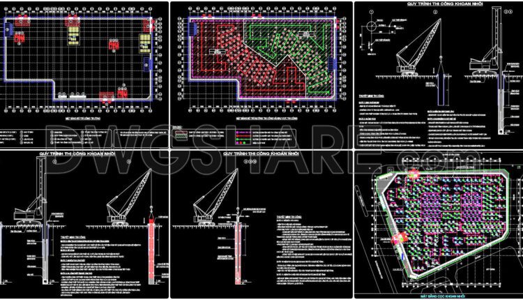 35. Free Cad Download Method Statement Drawings For Bored Pile And ...