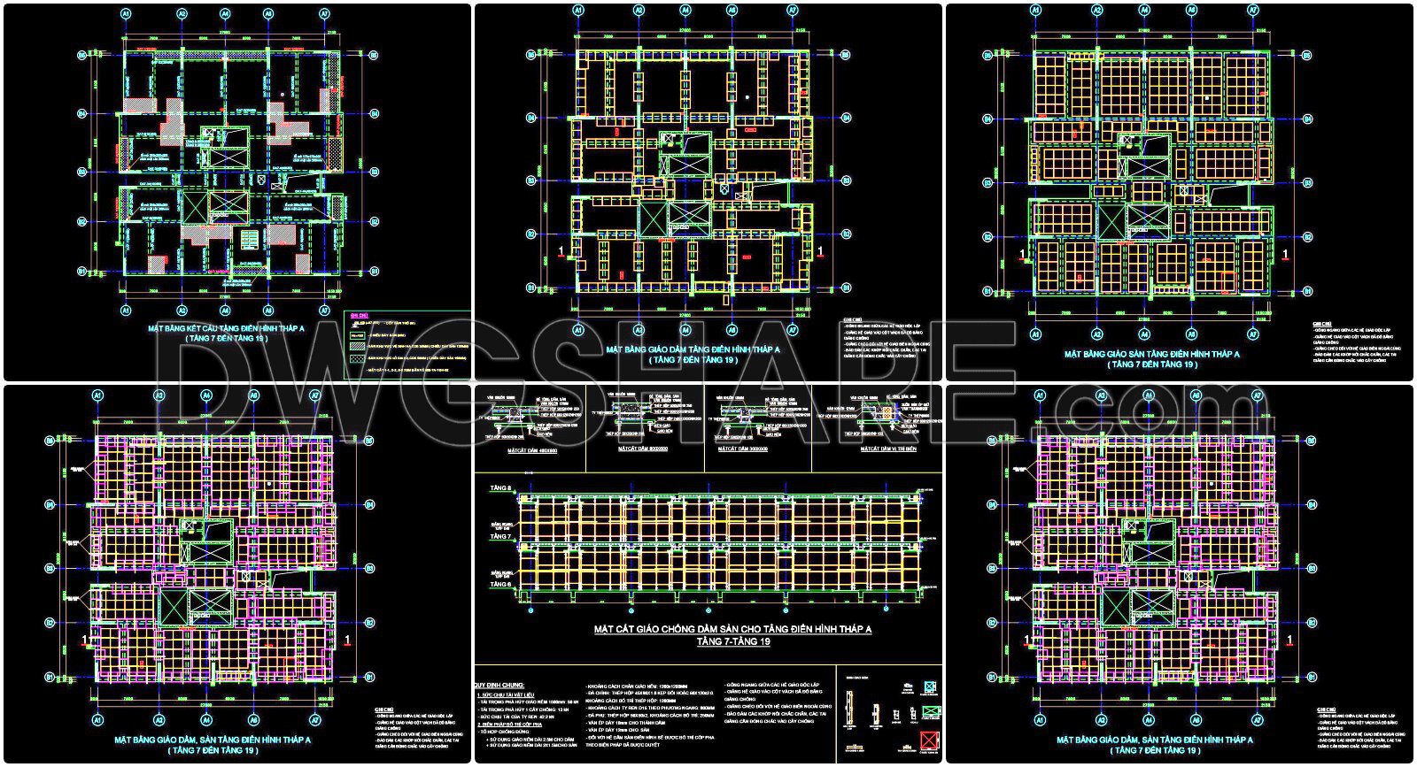 36. Free CAD Drawings and Method Statement for Beam & Slab Works – Ringlock Scaffolding System