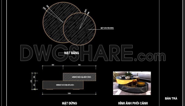 362. Free Cad Drawing Modern Tea Table Design - Free Cad Blocks ...