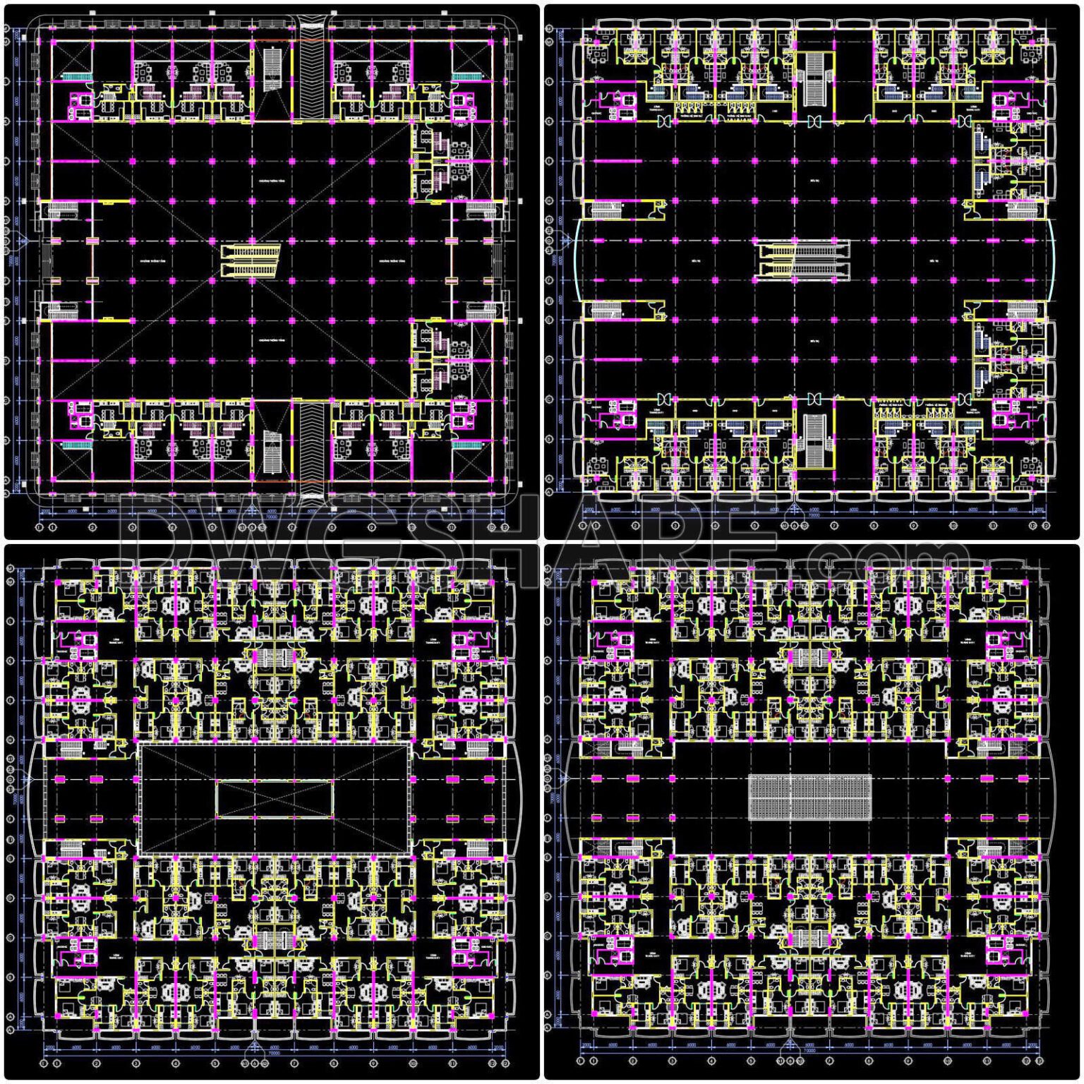 38. High-Rise Building CAD Drawing Free Download for Architects and ...