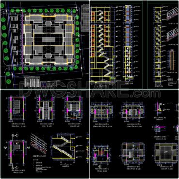 38. High-Rise Building CAD Drawing Free Download for Architects and ...