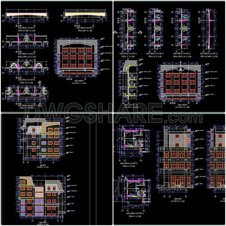 38. High-Rise Building CAD Drawing Free Download for Architects and ...
