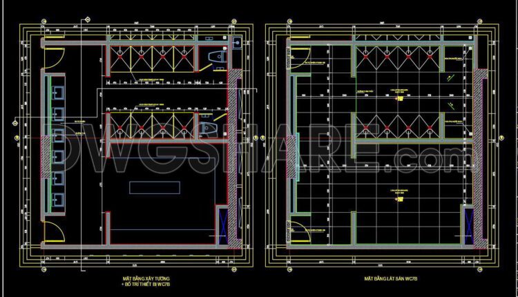 388. Free Downloadable Public Restroom Cad Drawings (3) - Free Cad ...