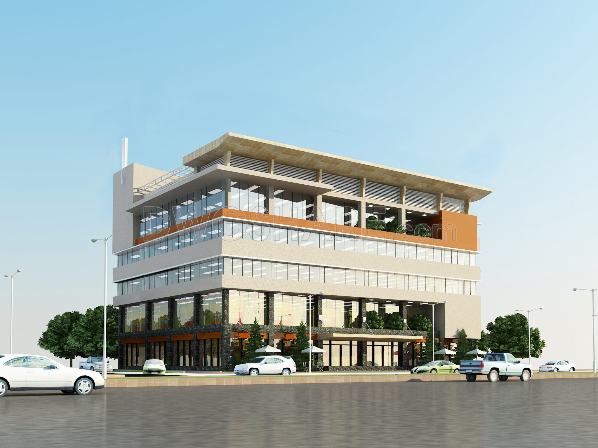 39. 6-Story Mixed-Use Building: Showroom, Retail & Office Design - Free ...