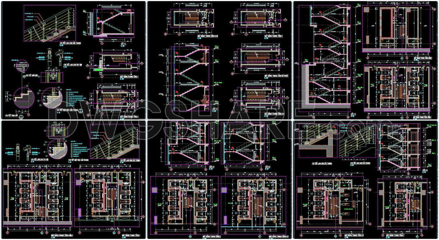 40. Free Download 7th Floor Apartment Building CAD Layout Drawing (DWG ...