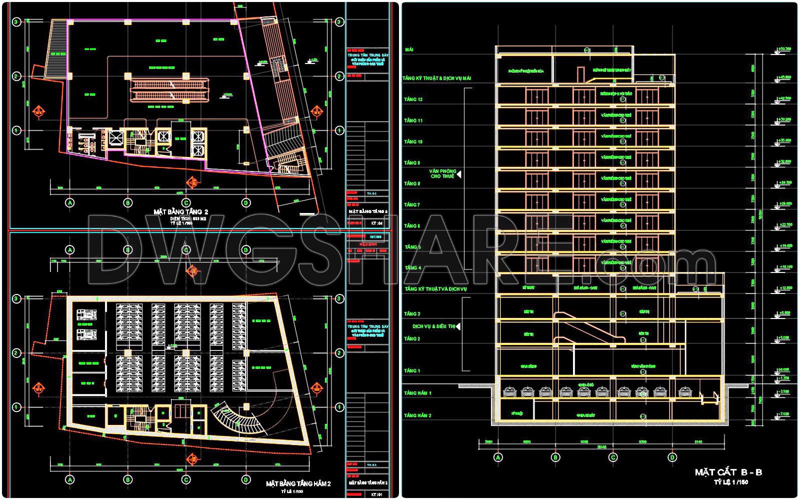 41. Download The Complete Cad Drawings Of The 12-storey Office Building ...
