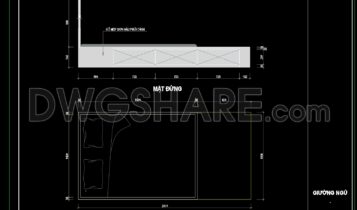 358. Free CAD Drawing Modern Console Table Design