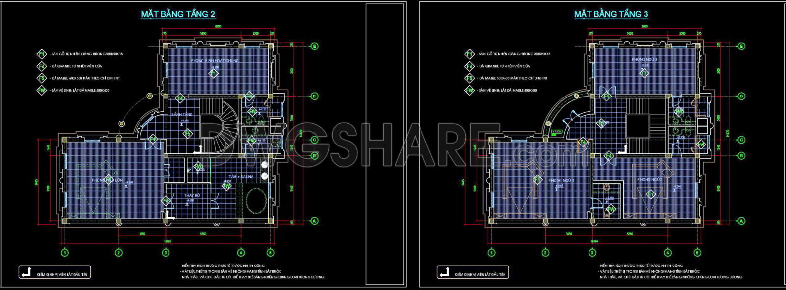 99. Free Download Ground Floor Tiling CAD Plan for Residential Projects