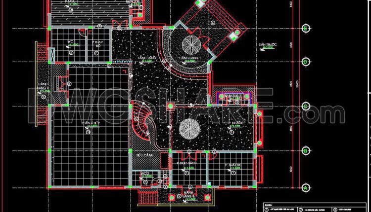 101. Download Free CAD Drawing Floor Tiling Plan for House (1) - Free ...