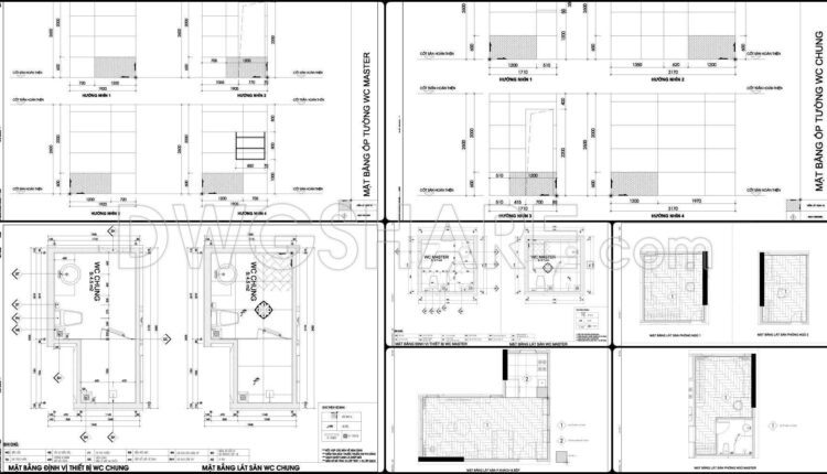 103. Free Download CAD Technical Drawings of Apartment Wall Cladding ...