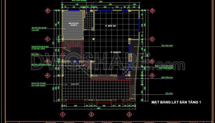 120. Free Download CAD Tile Layout Design – Three-Story House Plans (3 ...