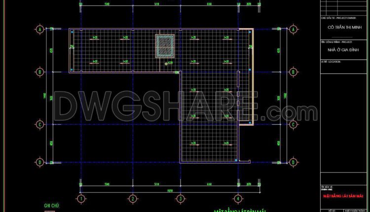 121. Free Download CAD Tile Layout Design – Three-Story House Plans (2 ...