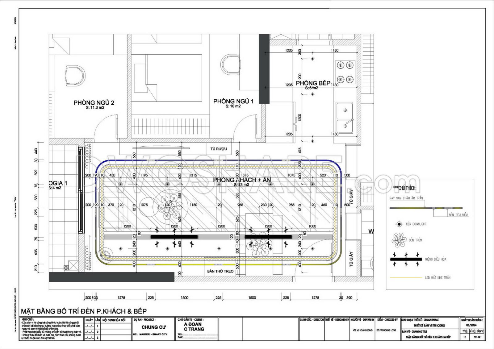 187. Bedroom Ceiling Plan and Lighting Layout CAD Drawing Free Download