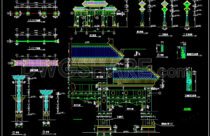 11. Free Weight Gym CAD Drawings – Bench, Smith Machine & Rack Blocks