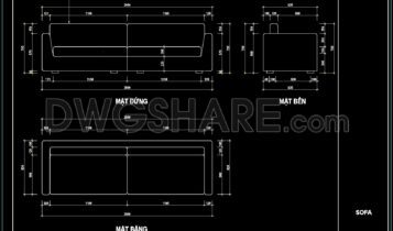 Sofa Archives - Free Cad Blocks, download DWG models for architects ...