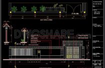 433. Free CAD Drawing of Water Pond Plan and Construction Details