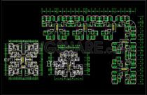 50. Free Download Architectural CAD Drawing of Radial Office Layout ...