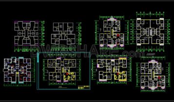 287. Free Download – 13-Story Apartment Building Layout CAD Drawings ...