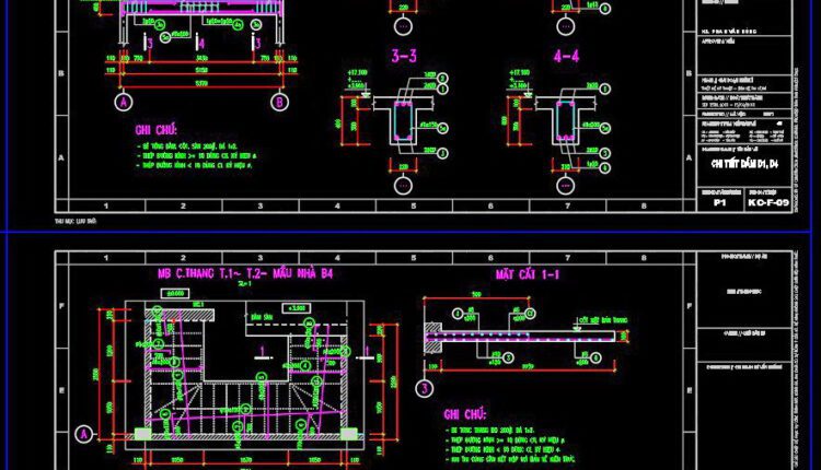 320. Get Free CAD Structural Drawings for an 5.3m x 15m RC Townhouse ...