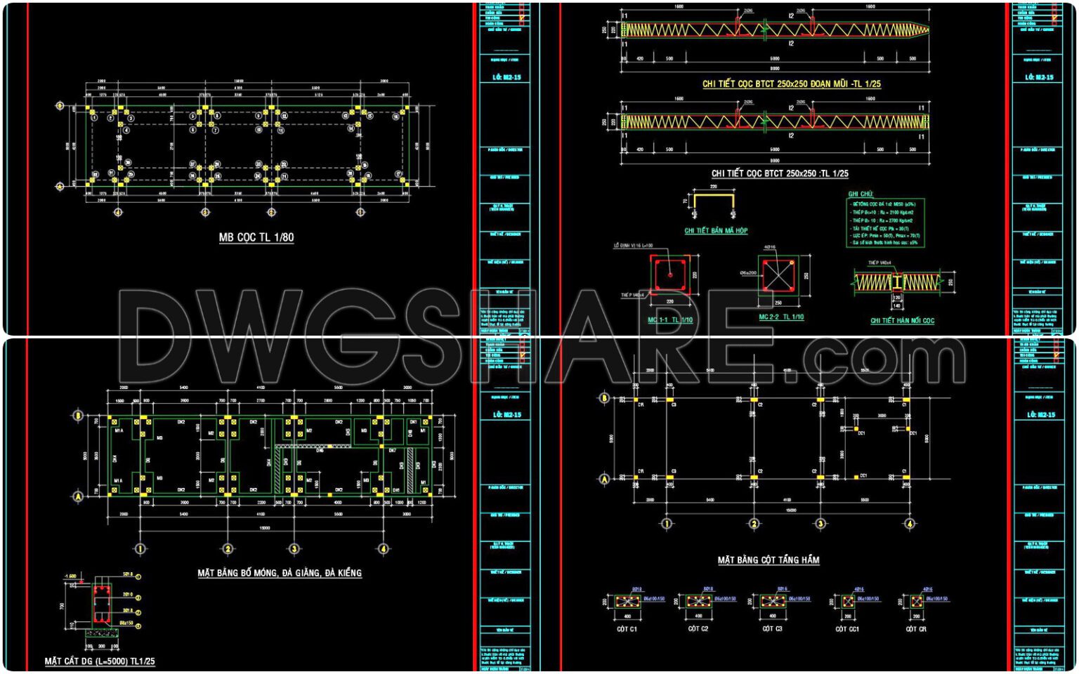 326. Free Download of Structural CAD Drawings for 5m x 15m Reinforced ...