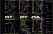 355. Free Download detailed CAD drawings of townhouse stairs