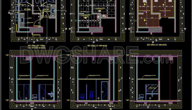 391. Free Downloadable Public Restroom CAD Drawings (1) - Free Cad ...