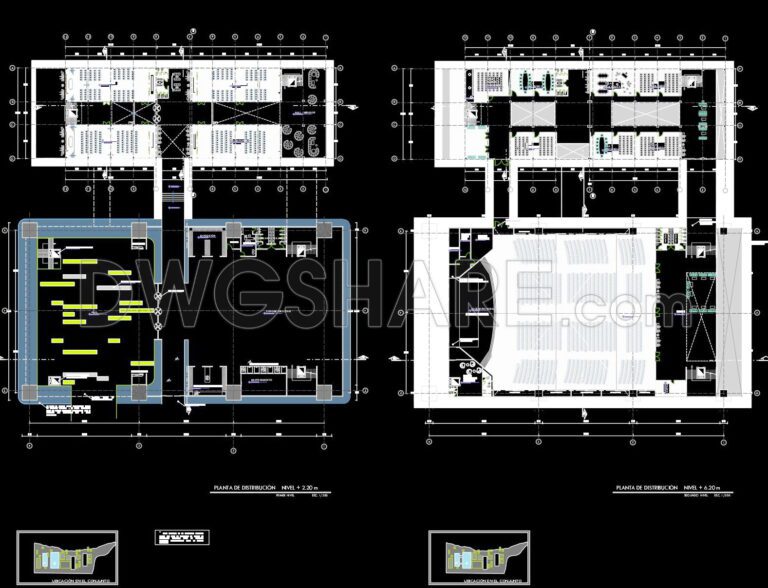 40. Download Architectural CAD Drawings of a Convention Center