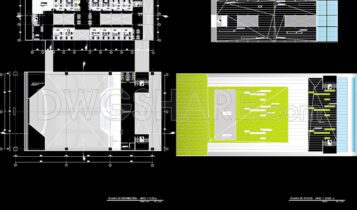 Free Drawing in Autocad: Cultural Center CAD Blocks for format DWG