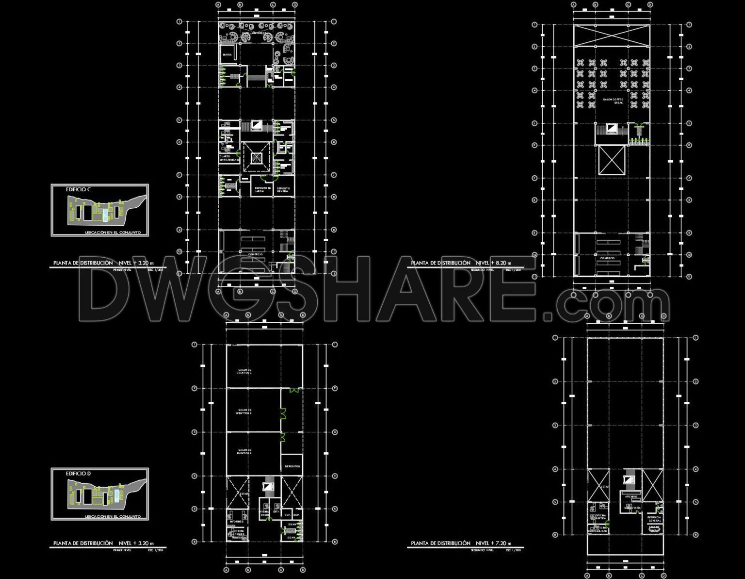 40. Download Architectural CAD Drawings of a Convention Center