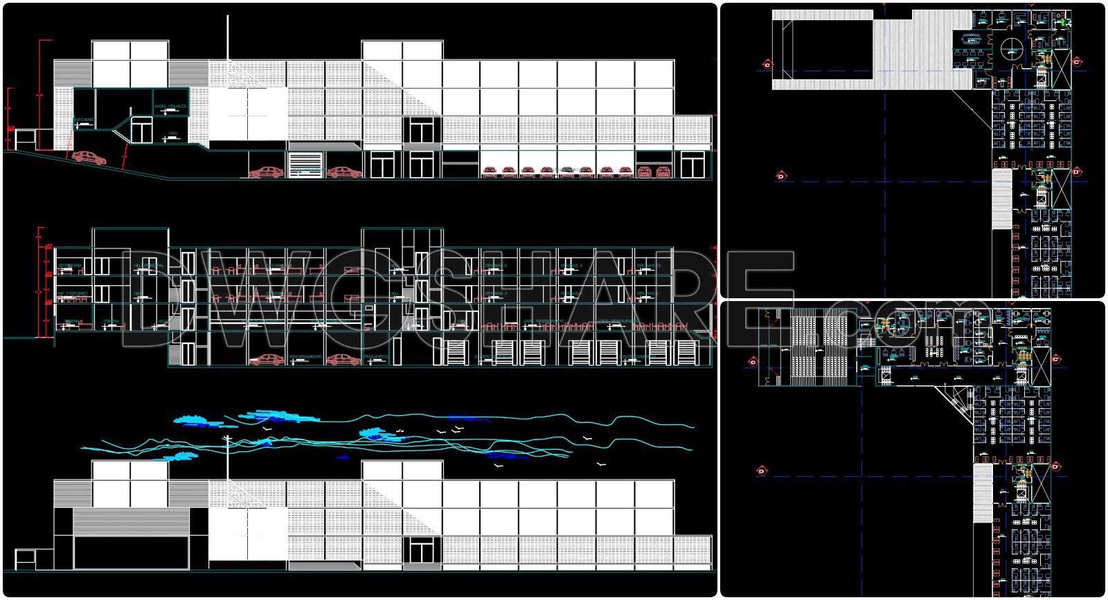 42. Download CAD Drawings of City Hall Project (Architectural Plans)