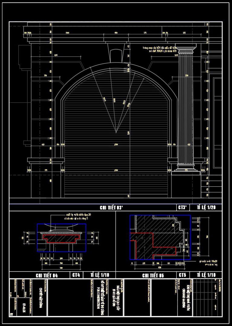 426. Free Download CAD Detail – Roof Gutter and Balcony Section