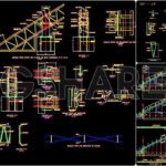 444. Free Download Cad Structural Drawings Of Enclosed Metal Canopy ...